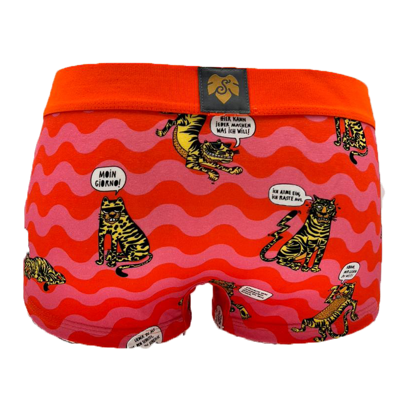 Schockhöschen® Panty Tiger – Baumwollunterwäsche mit Statement